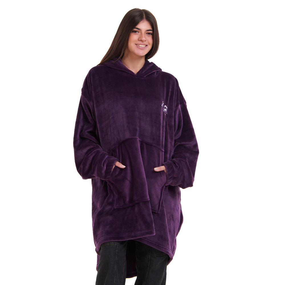 Snuggs Blanket Hoodie "Deep violet" – snuggs-morocco